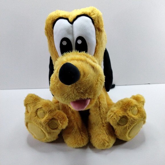 Disney | Toys | Disney Pluto Plush 2 Dog Green Collar Plush Stuffed ...